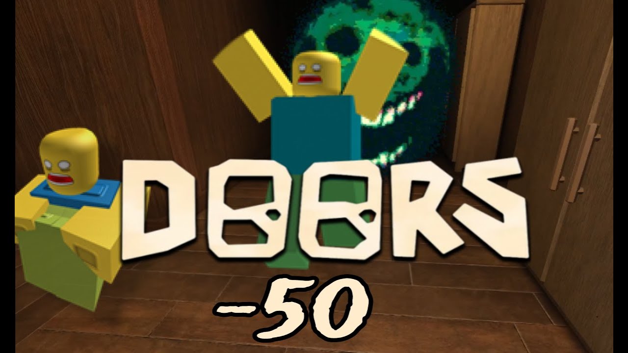 SURVIVING ROBLOX DOORS -50 LEVEL - YouTube