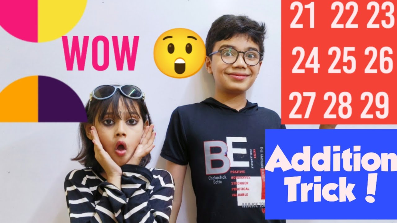 Maths Trick for Fast Calculation | Vedic Maths Addition for Kids ...