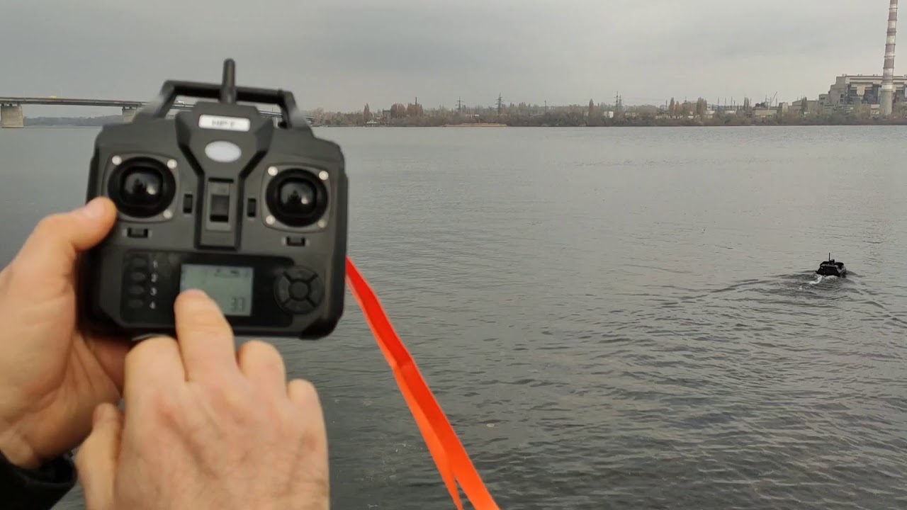 Новинка!Обзор и тест-драйв прикормочного кораблика с GPS и круиз ...