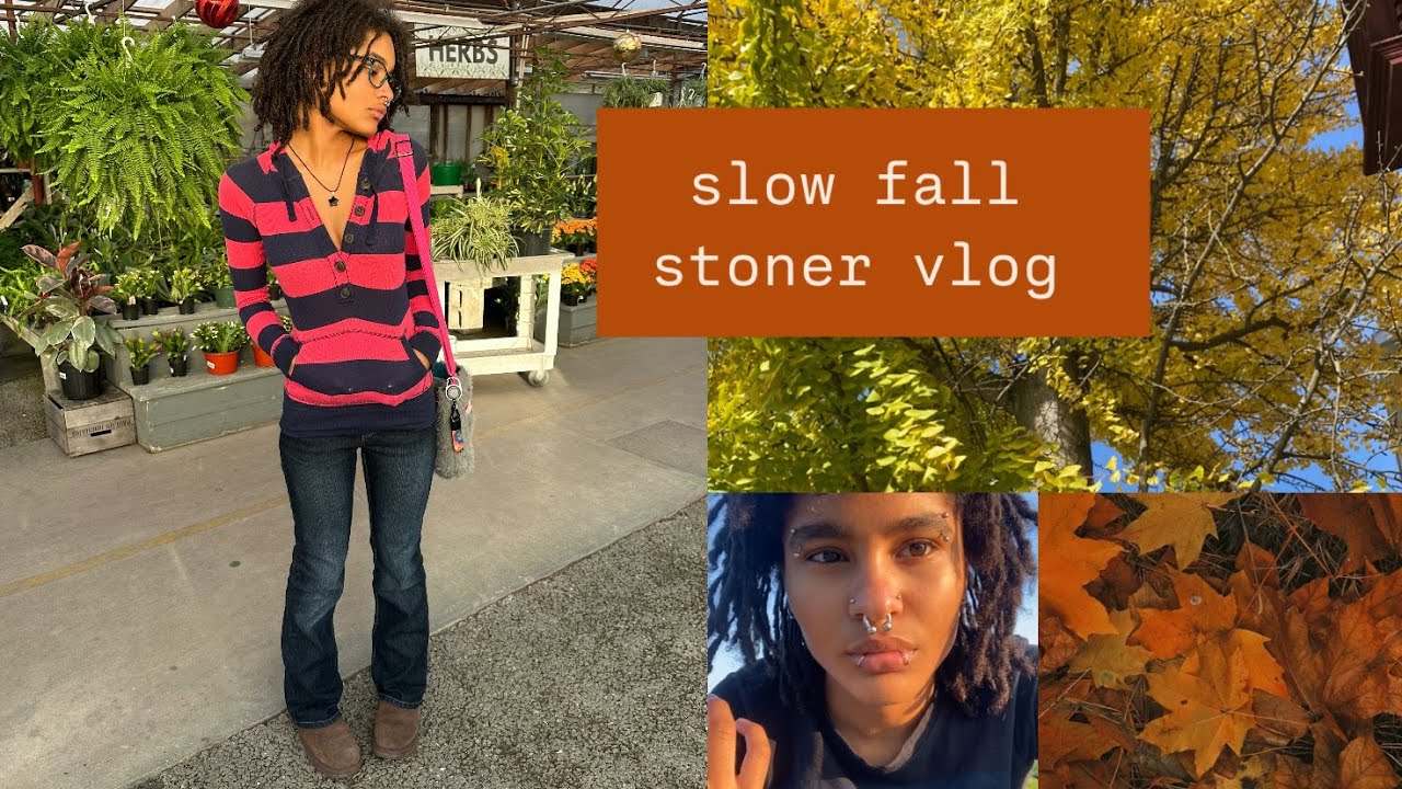 slow fall stoner vlog - cooking, reading, enjoying fall, concert in ...