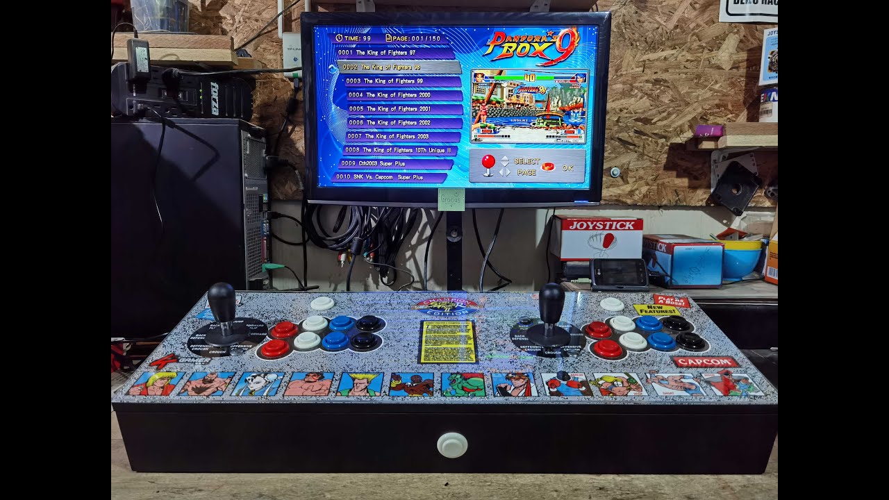 FightStick 2 Players / Pandora BOX 9 / 4to Gamer - YouTube