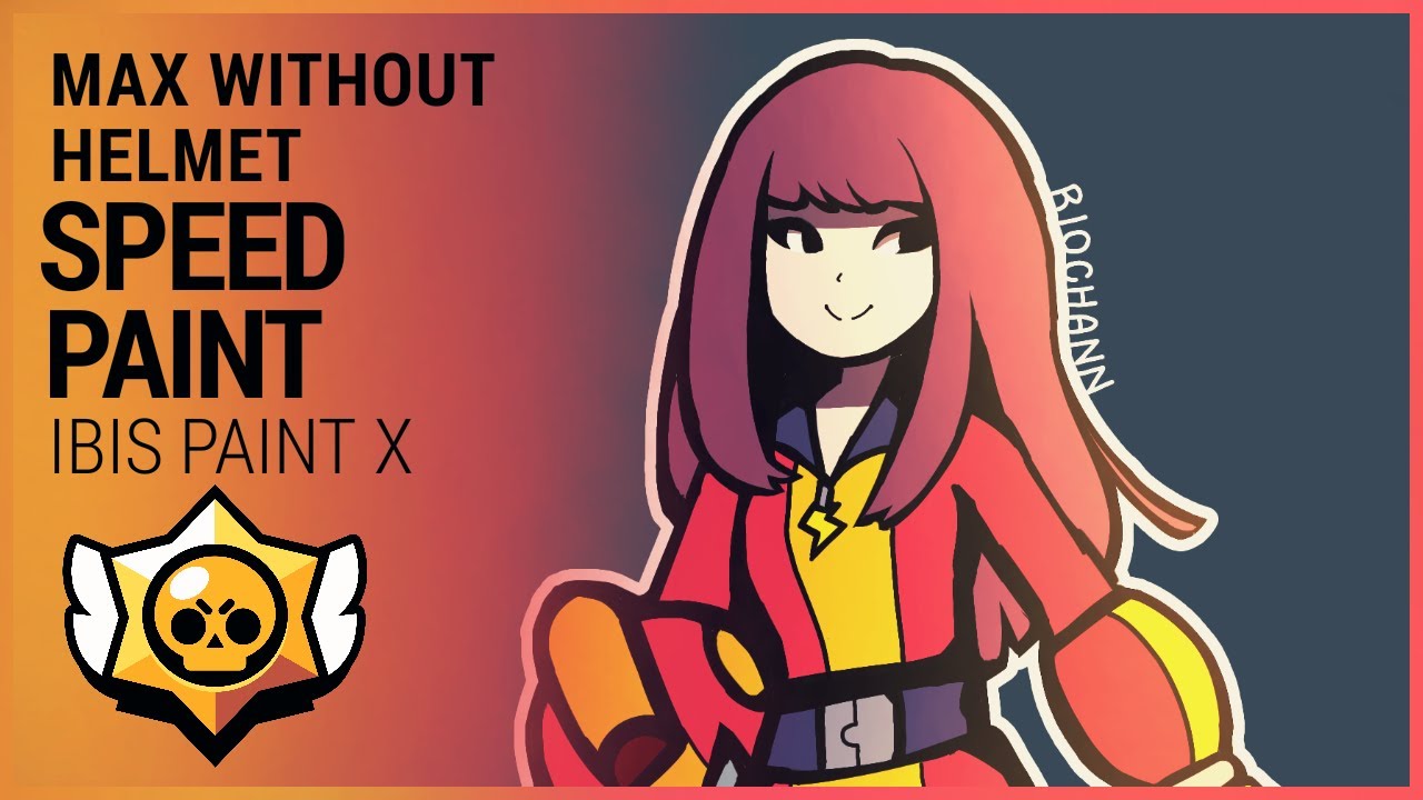 [SPEEDPAINT] Max (Without Helmet) Brawlstars - YouTube