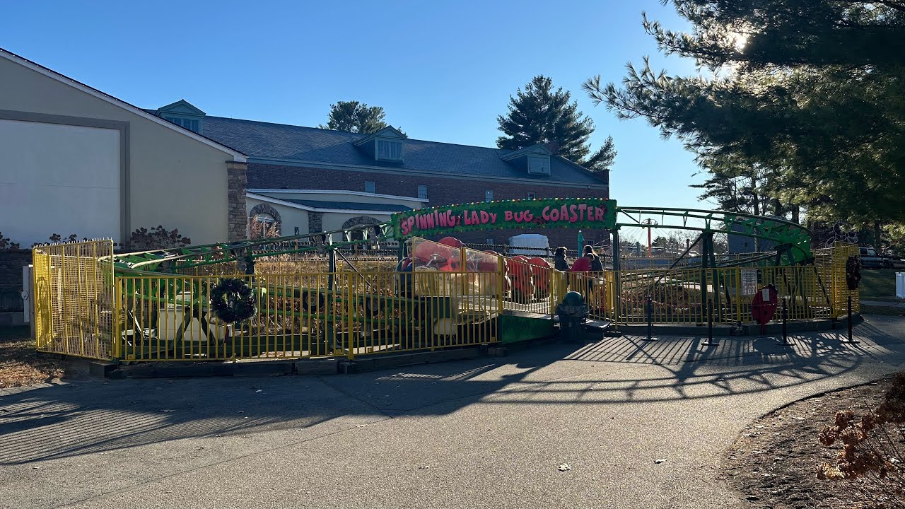 Spinning Lady Bug Coaster at Edaville Family Theme Park Off Ride ...