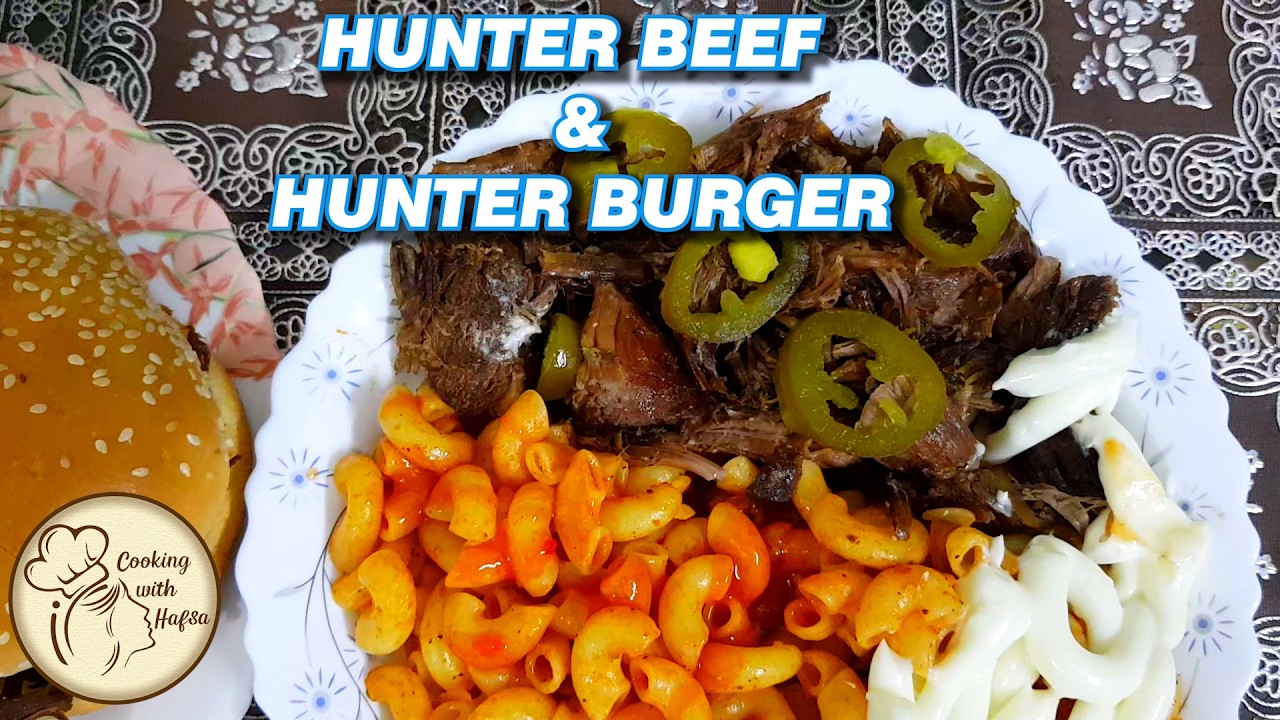 Hunter beef Burger #hunterbeef #beef #burger #eidspecial # ...