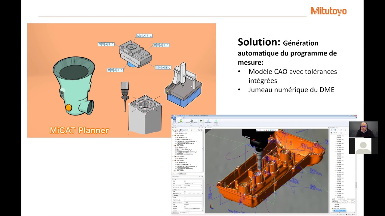 Mitutoyo - Programmation automatique à partir d’une définition CAO ...