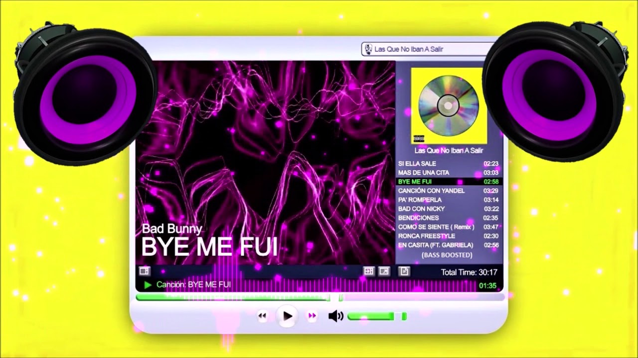 Bad Bunny - Bye Me Fui (Bass Boosted) - YouTube