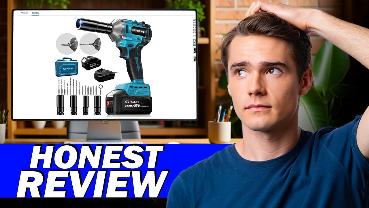 Geveelife 450N-M Impact Wrench Honest Review | Power, Battery Life ...