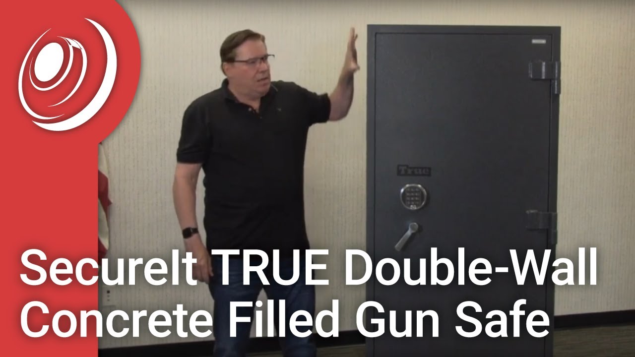 SecureIt TRUE Double-Wall Concrete Filled Gun Safe Video - YouTube