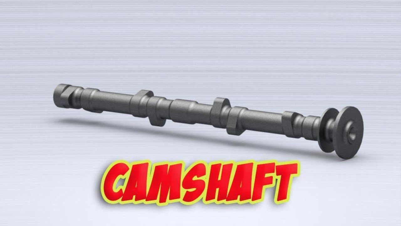 ⚜️How to Design and modeling of a Camshaft - YouTube