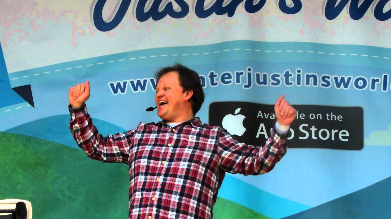 Justin Fletcher Singing Live - Put Your Hands Up! - YouTube