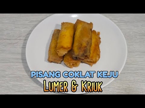 CEMILAN ENAK MUDAH DI BUAT PISANG COKLAT KEJU LUMER - YouTube
