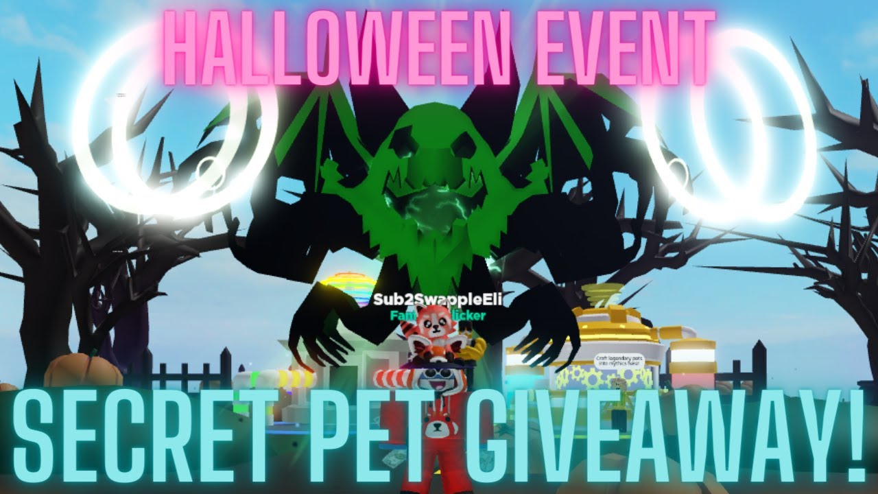 ROBLOX CLICKER SIMULATOR NEW SECRET PET GIVEAWAY! - YouTube