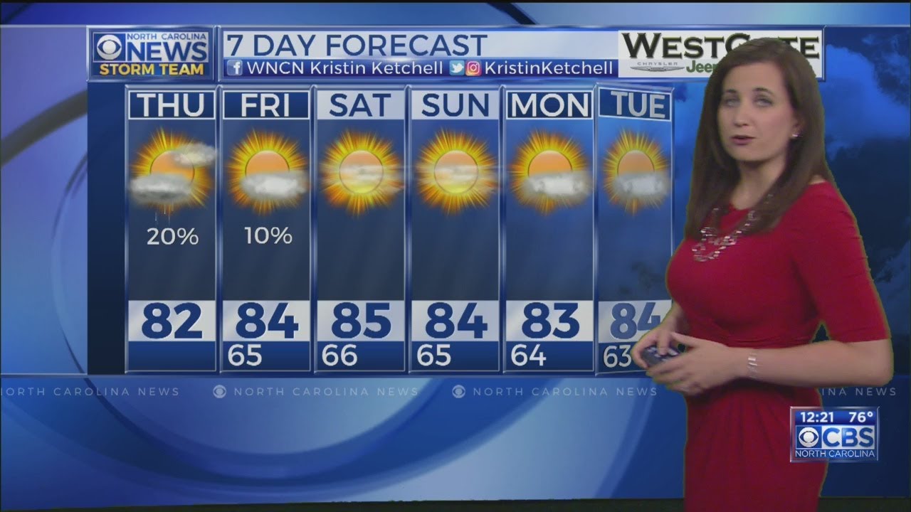 Kristin Ketchell's noon forecast September 14 - YouTube