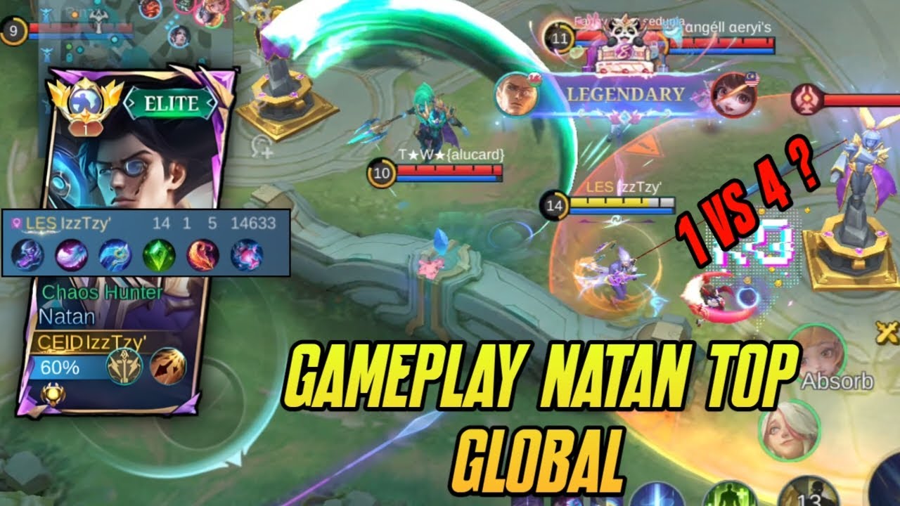 GAMEPLAY NATAN TOP GLOBAL - BEST BUILD NATAN 2024 - NATAN BROKEN DAMAGE ...