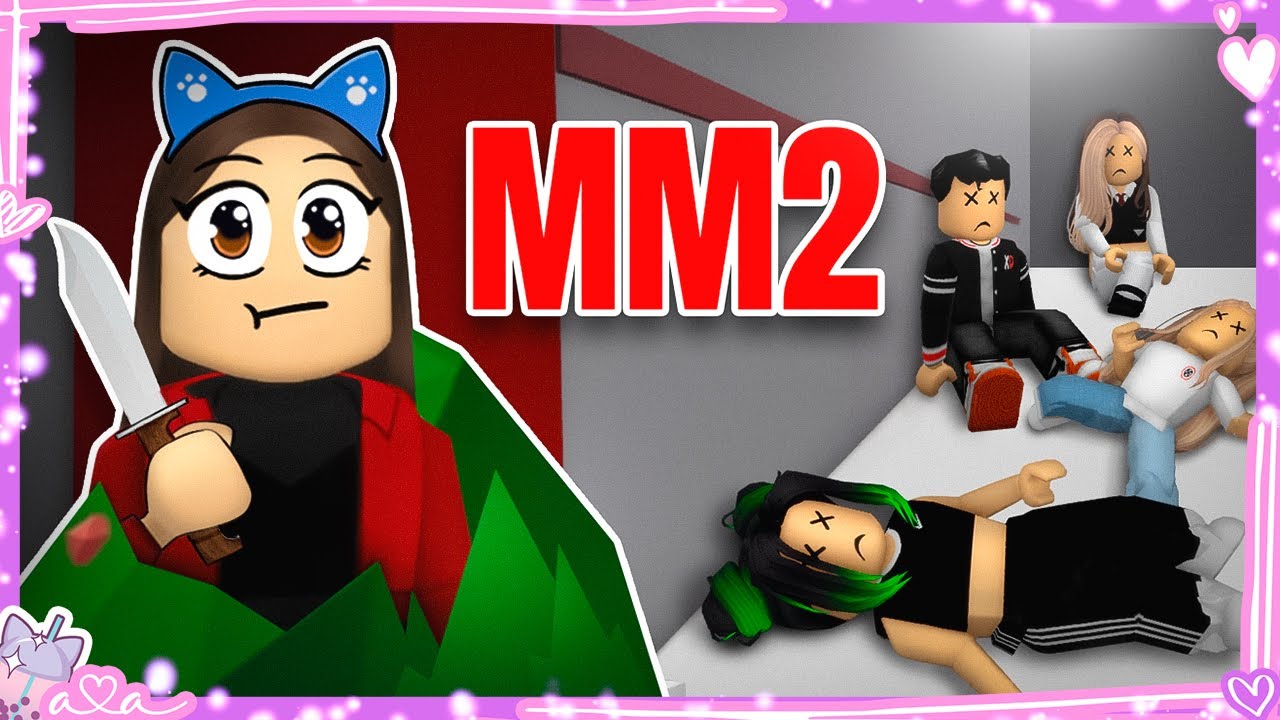 Ava spielt Murder Mystery 2 bis sie Mörder ist! 💀 MM2 in Roblox 😵💜 ...
