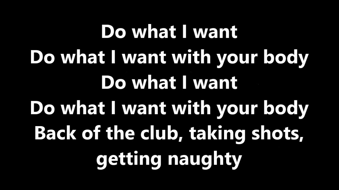 Do What U Want feat R Kelly – Song Lyrics Video – Lady Gaga - YouTube