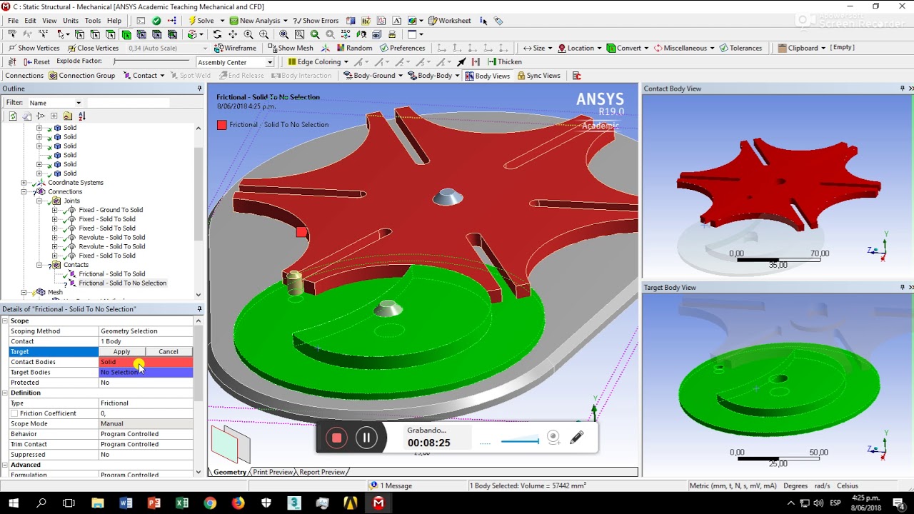 Geneva mechanism - Ansys workbench - YouTube