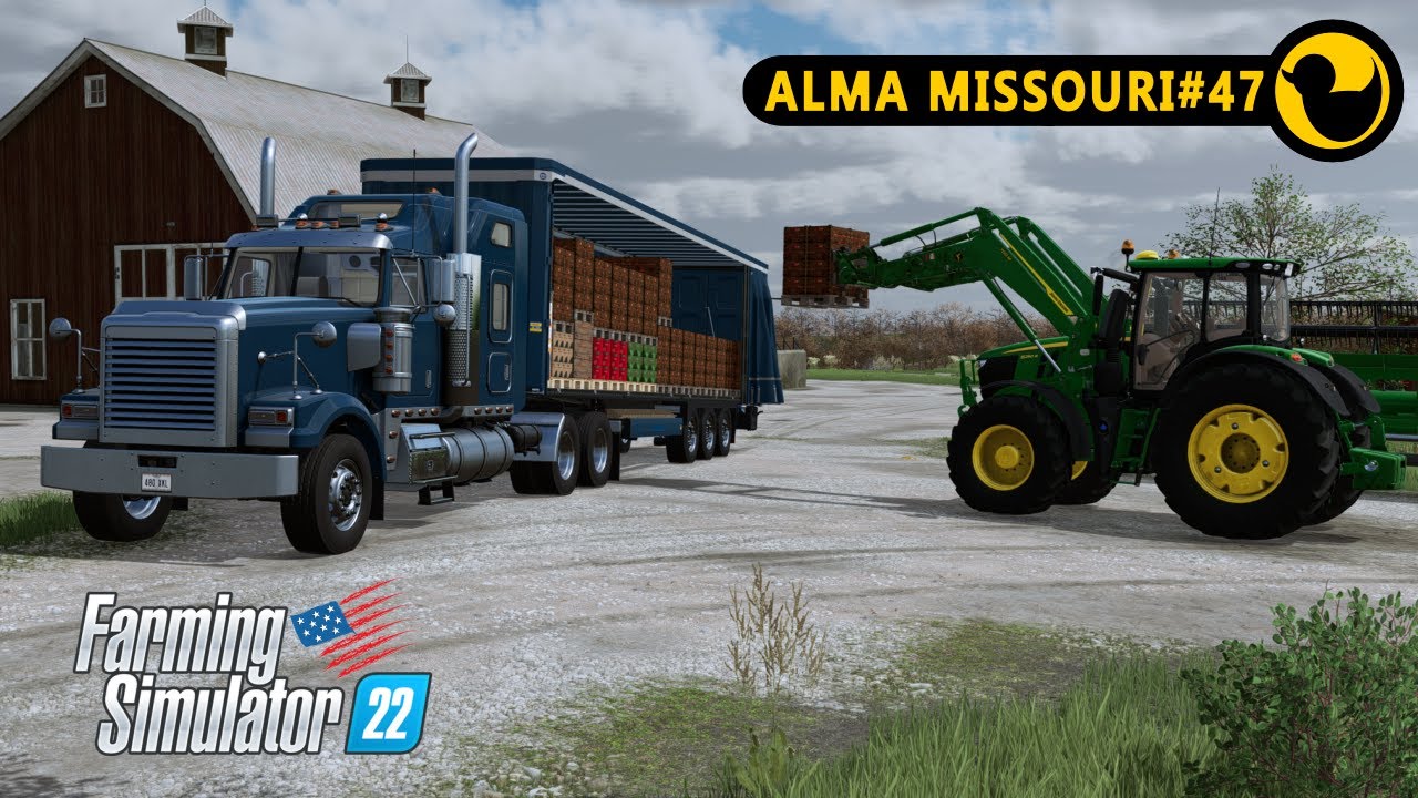 SELLING GOODS AND SOWING WHEAT|ALMA MISSOURI#47|TIMELAPSE|FARMING ...