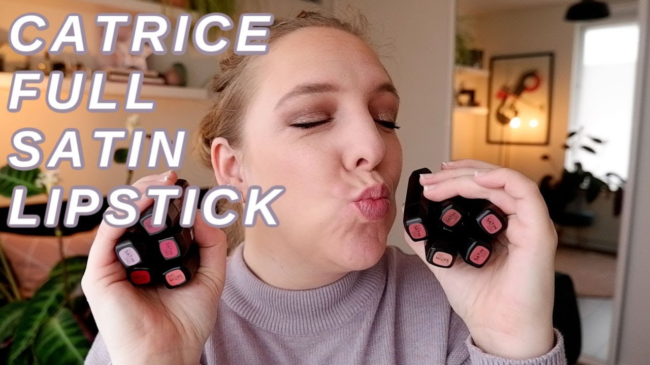 CATRICE FULL SATIN LIPSTICK // Review & lip swatches of all shades ...