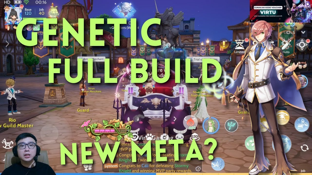 TIME TO CHANGE TO GENETIC, FULL BUILD DETAILED - Ragnarok Origin Global ...