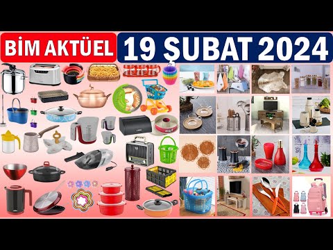 BİM 19 ŞUBAT 2024 AKTÜEL ÜRÜN KATALOĞU | MUTFAK & ÇEYİZLİK BEKLENEN ÜRÜNLERİ | BİM MARKET BU HAFTA