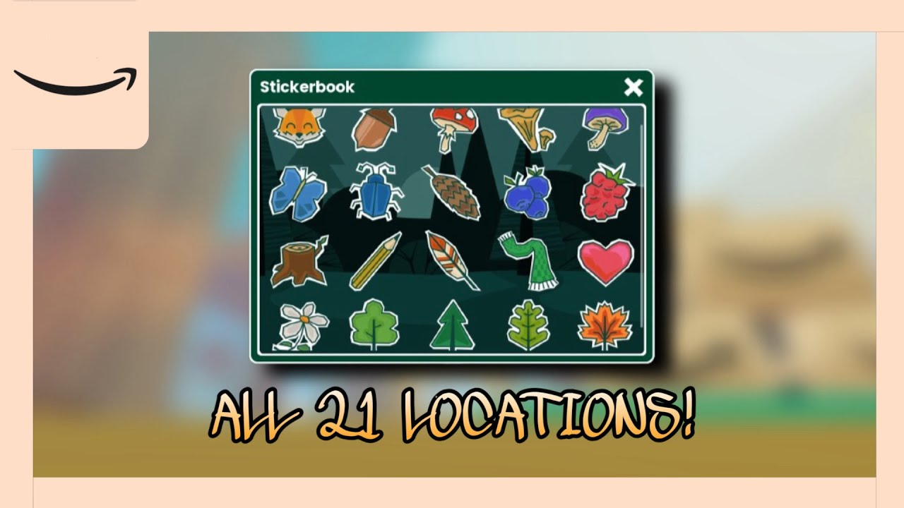 HOW TO FIND ALL 21 CURRENT STICKERS IN - Amazon’s Joyful Horizon! - YouTube