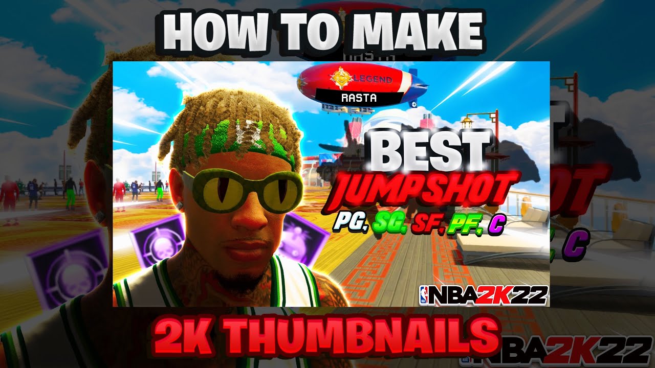 PHOTOPEA Tutorial: In Depth NBA 2K22 Thumbnail Tutorial! How To Make ...