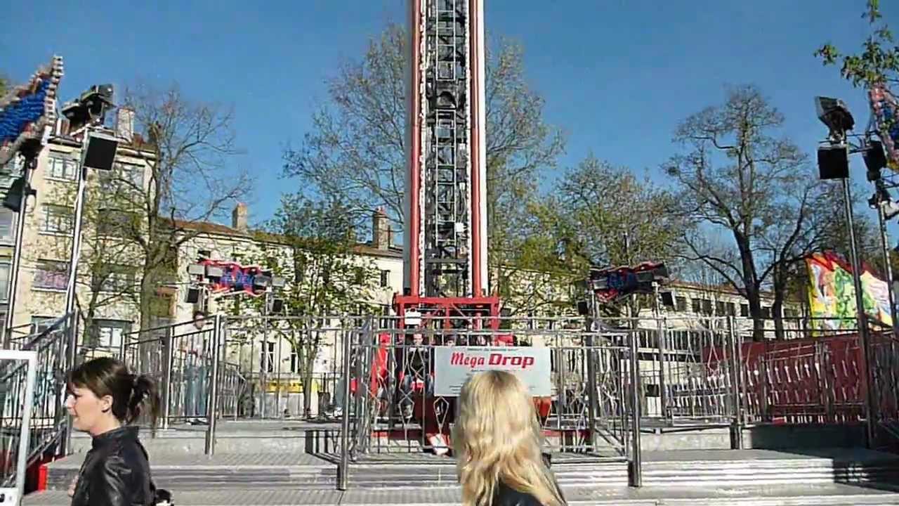 Mega Drop (Landgraf) - Foire Attractive, Nancy 2012 - YouTube