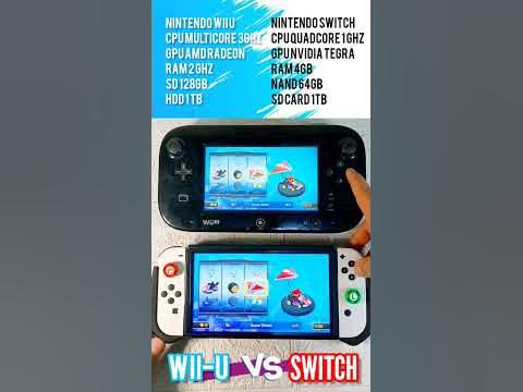 Perbandingan Nintendo Wii U vs Nintendo Switch oled - sama sama 1TB ...