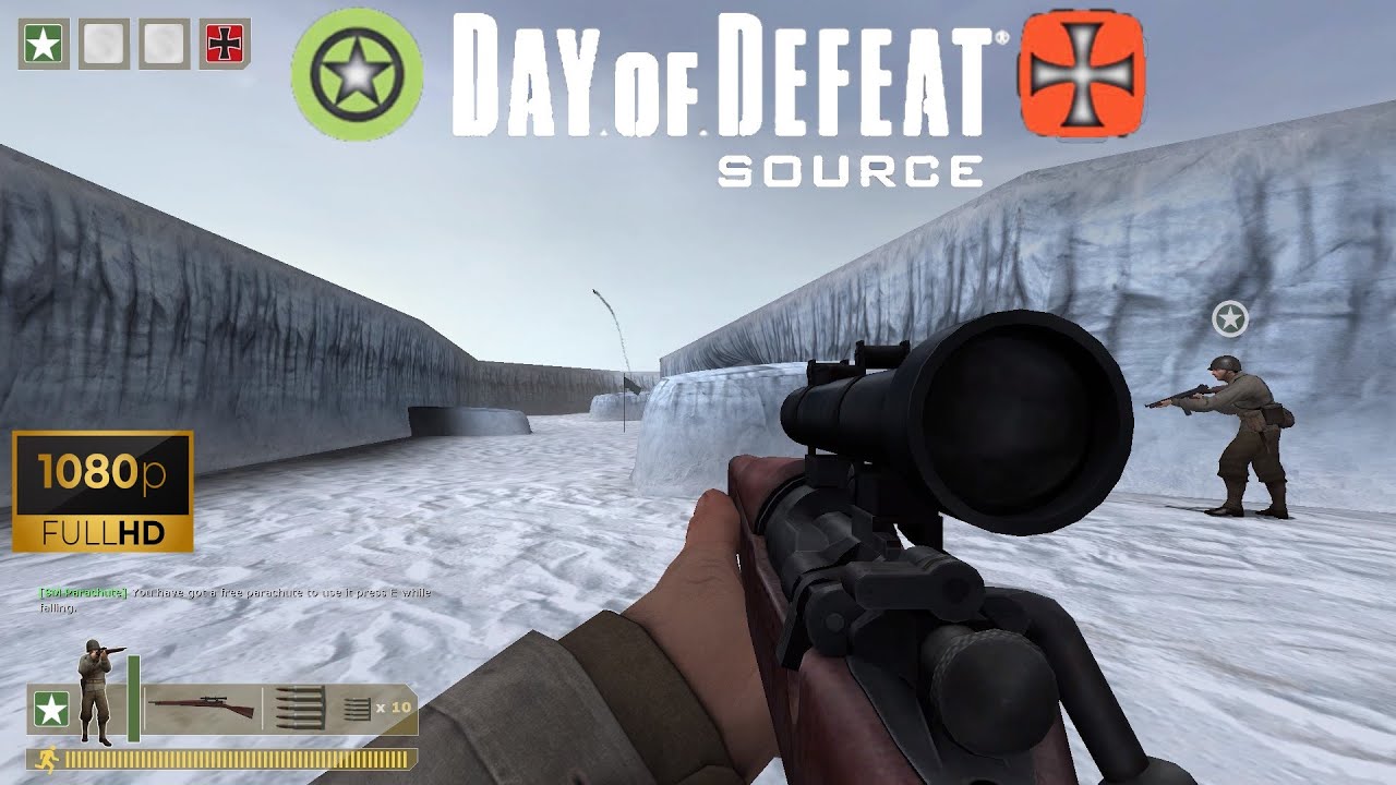 Day of Defeat Source - Professional Sniper - dod_icecaverns (24-16 ...