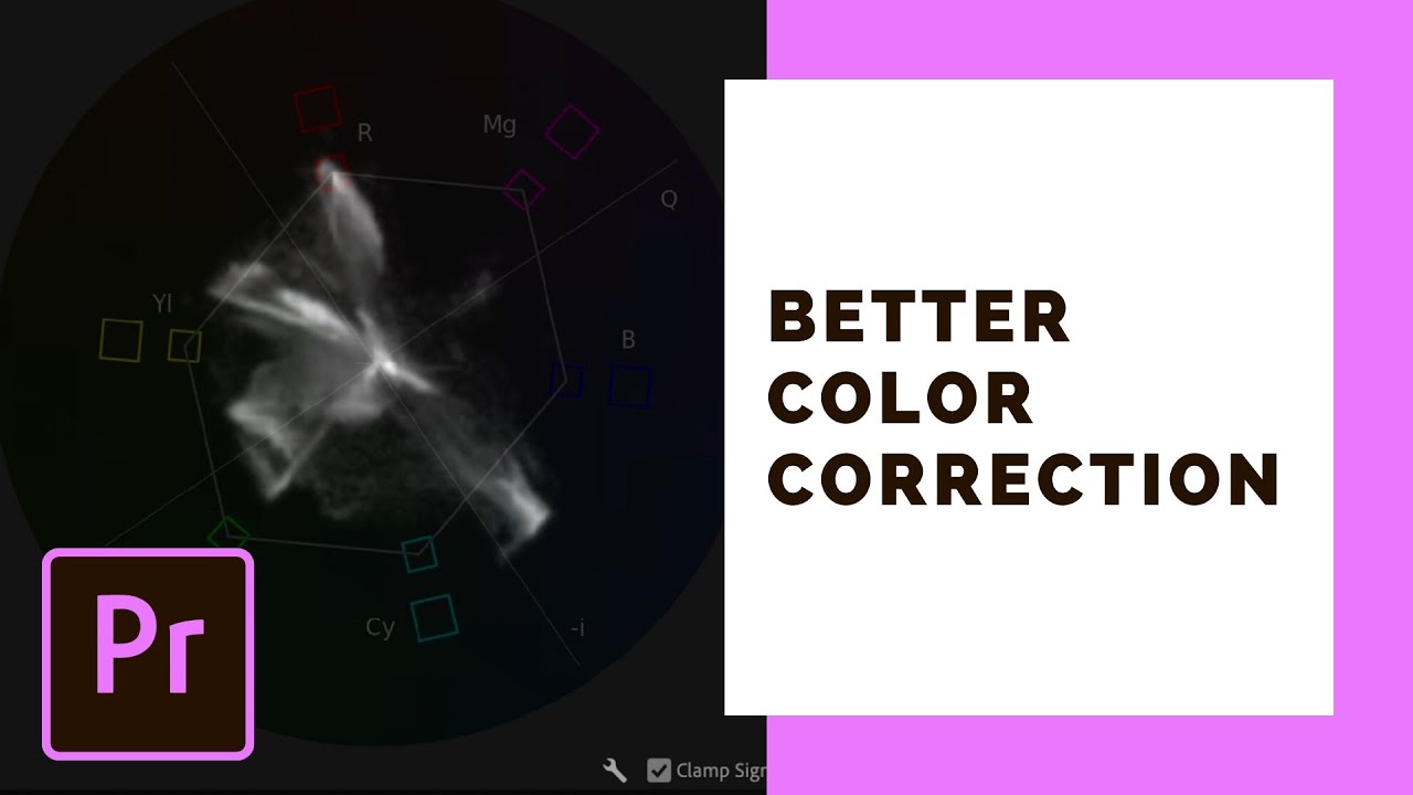 Better Color Correction with Vectorscopes YUV Graph in Premiere Pro ...
