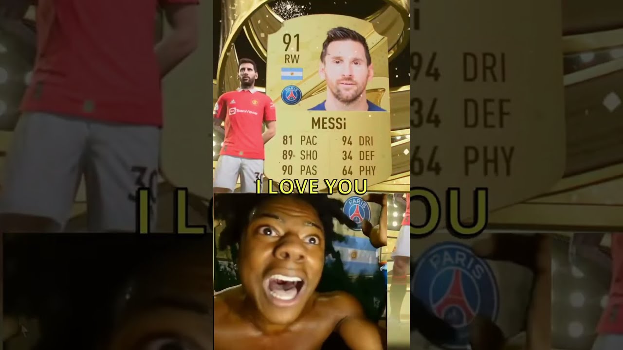 IShowSpeed fr admits he loves Messi 😅 - YouTube