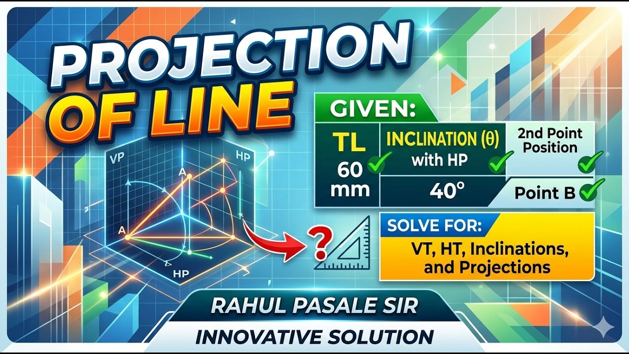 Projection of Lines Lecture 4 - YouTube