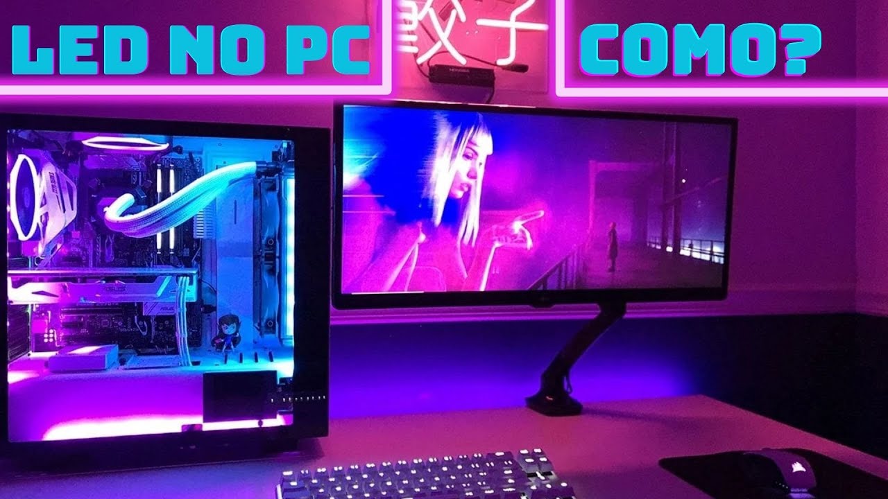 LED RGB NO COMPUTADOR COMO? #ledlights #led - YouTube