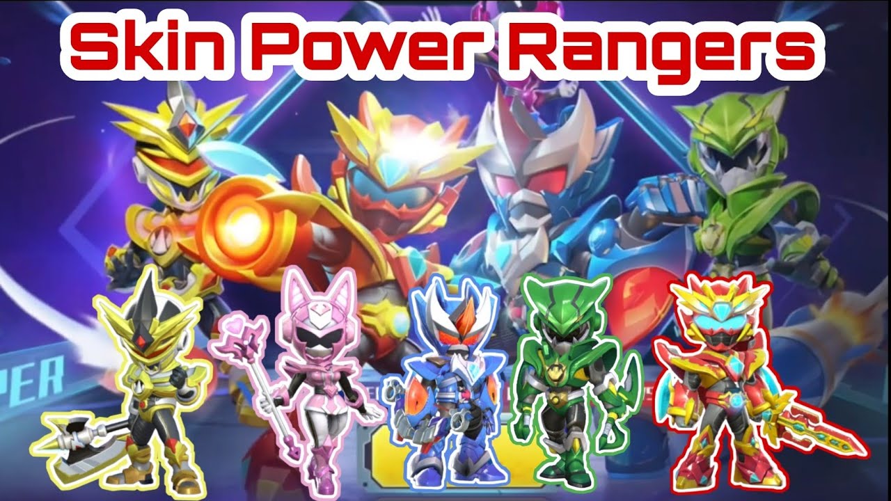Reaction Skin Power Rangers! Skin Baru Super Sus Yang Keren-Keren Semua ...