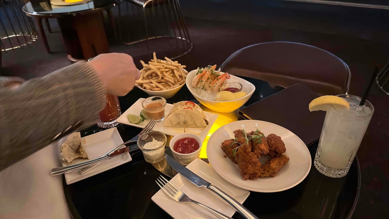 Lovely & Yummy Foods At Skyfall Panoramic Bar & Lounge Inside Of Delano ...