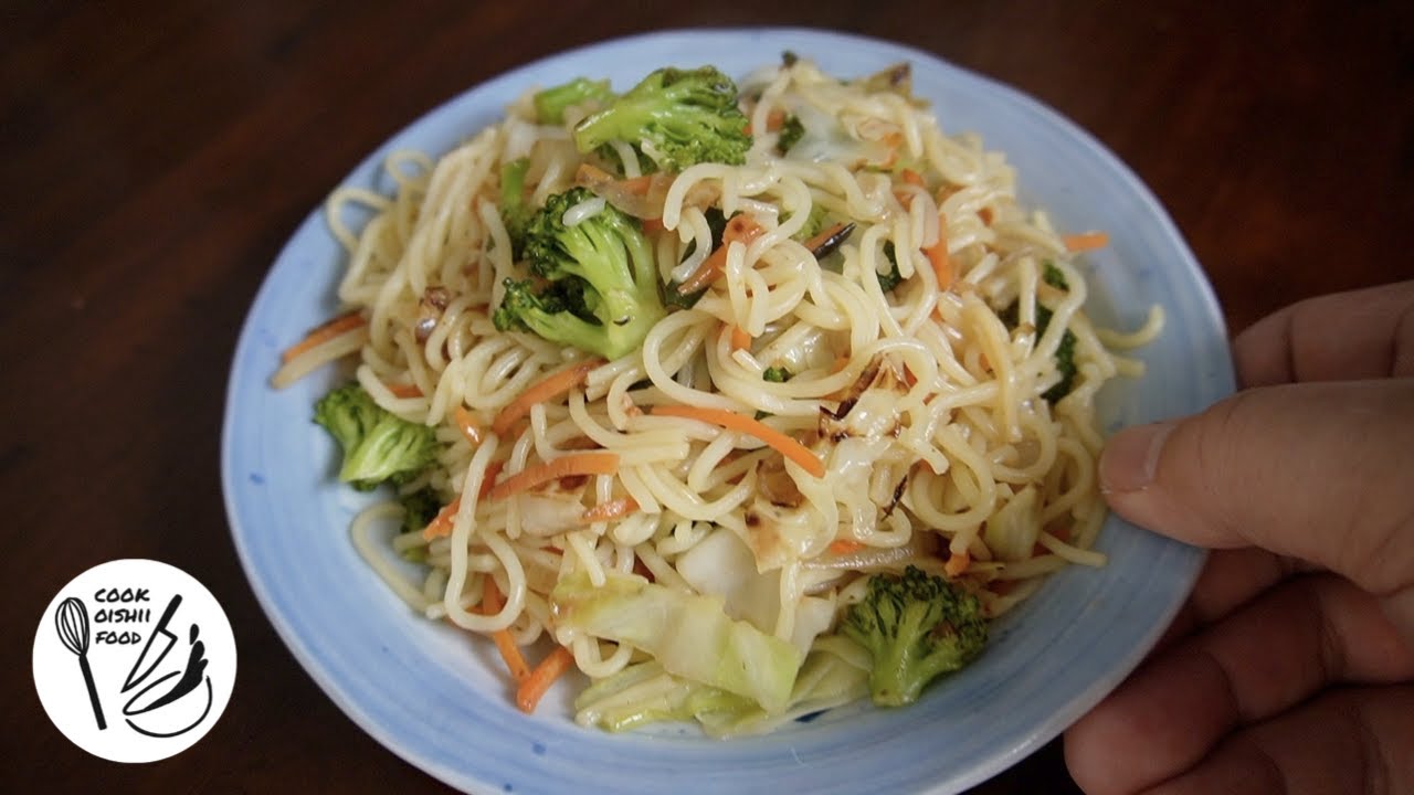 HOW TO MAKE VEGETABLE YAKISOBA - SIMPLE AND QUICK MEAL - YouTube