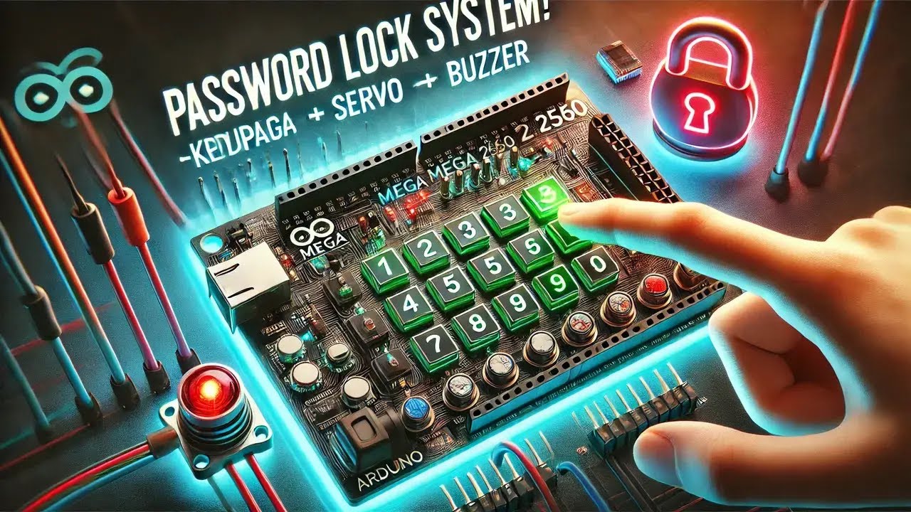 "DIY Arduino Password Lock 🔐 | Keypad + Servo + Buzzer | Secure Access ...