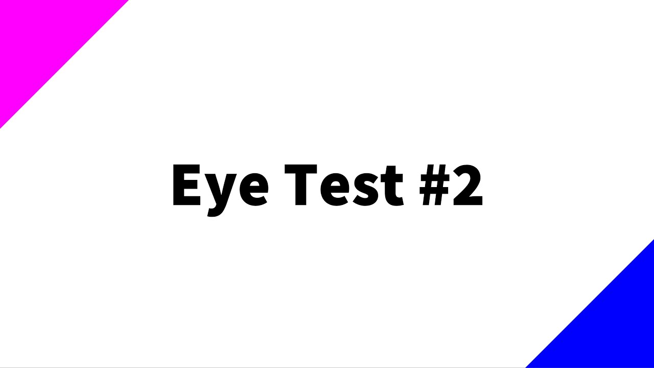 Eye Test: Find the different number or letter (#2) - YouTube