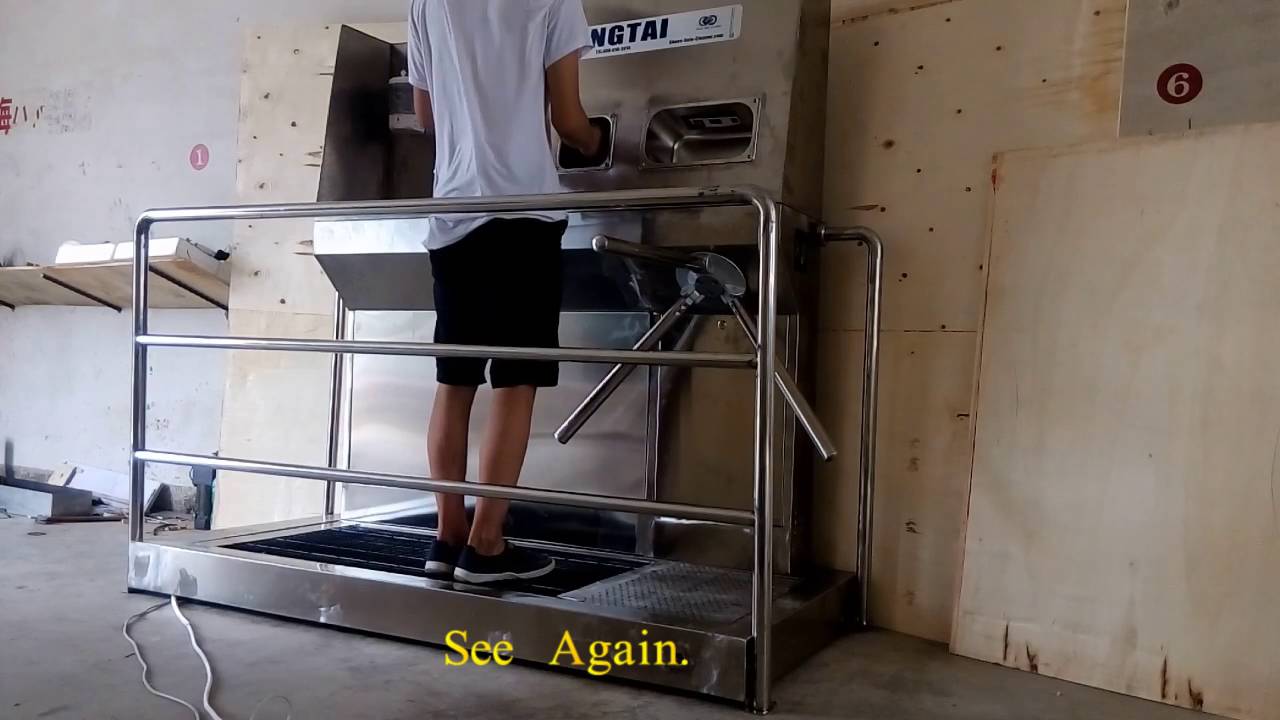 hands cleaning washing and shoes sole cleaning machine - YouTube