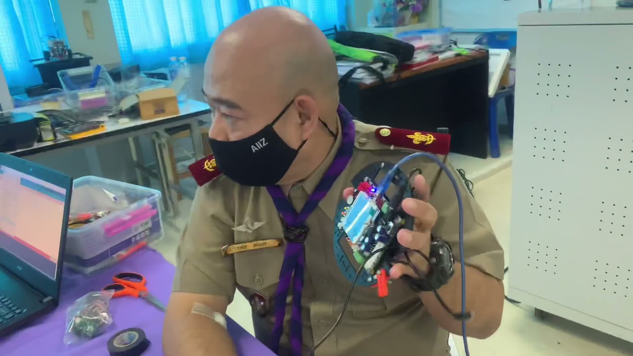 เขียนโปรแกรม GLCD (IPST Microbox) - YouTube