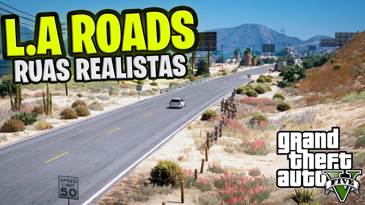 ⚡ LA Roads: Deixe as Ruas do GTA V Incríveis! Download & Instalação ...