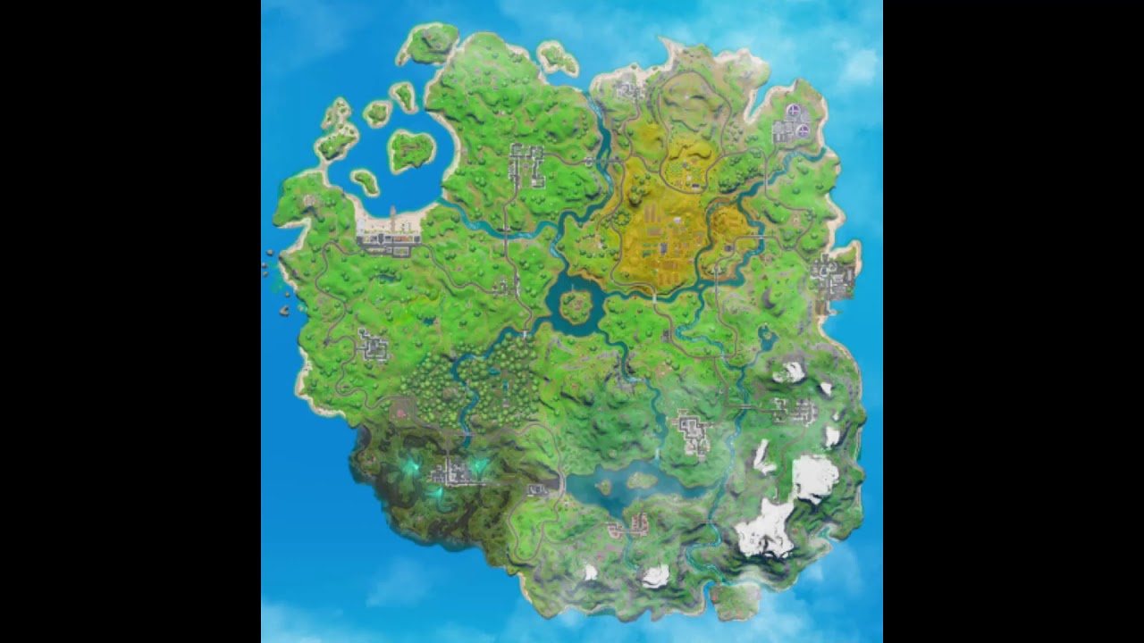 showing fortnite map season 2! - YouTube