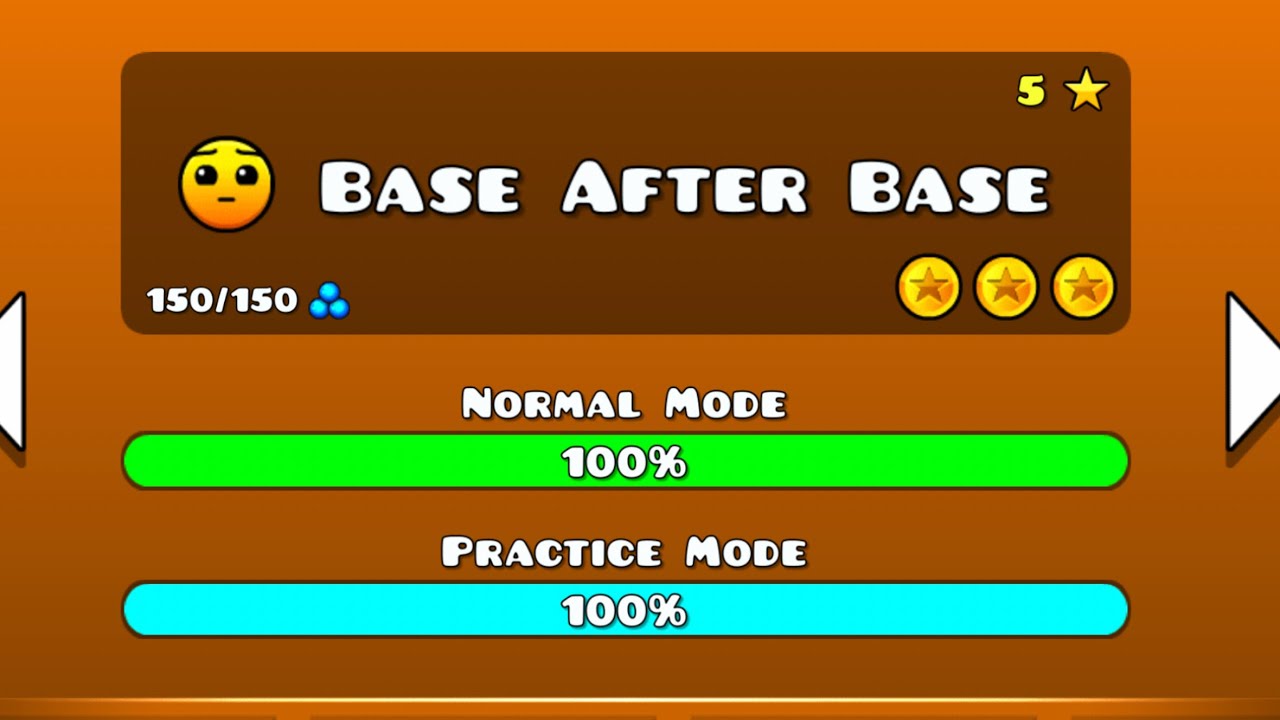 Base after base all coins | Geometry Dash - YouTube