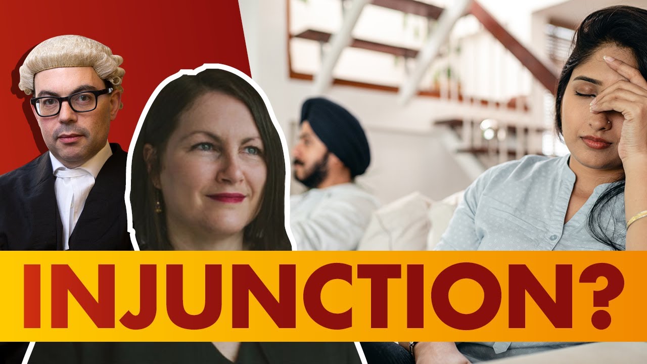 My ex- has just served me with an injunction. What should I do? - YouTube