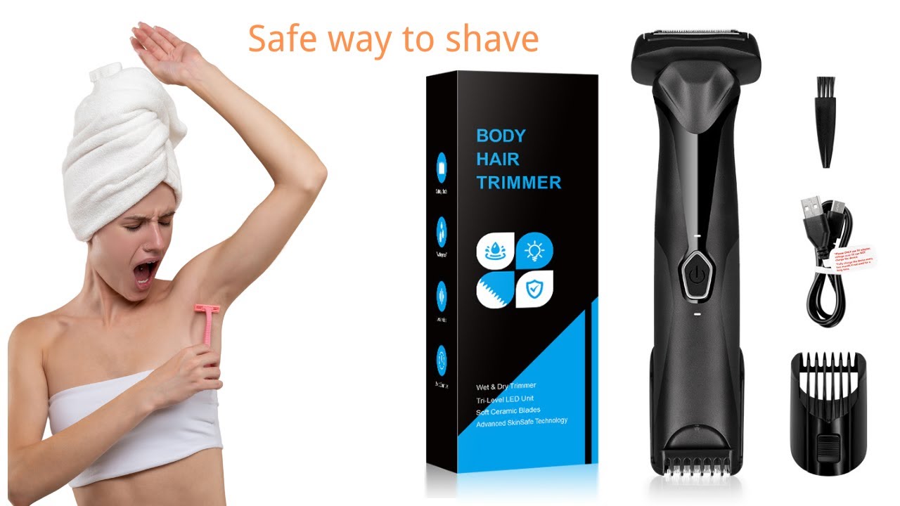 Quick & Easy Full Body Shave & Double blade trimmers ！ - YouTube
