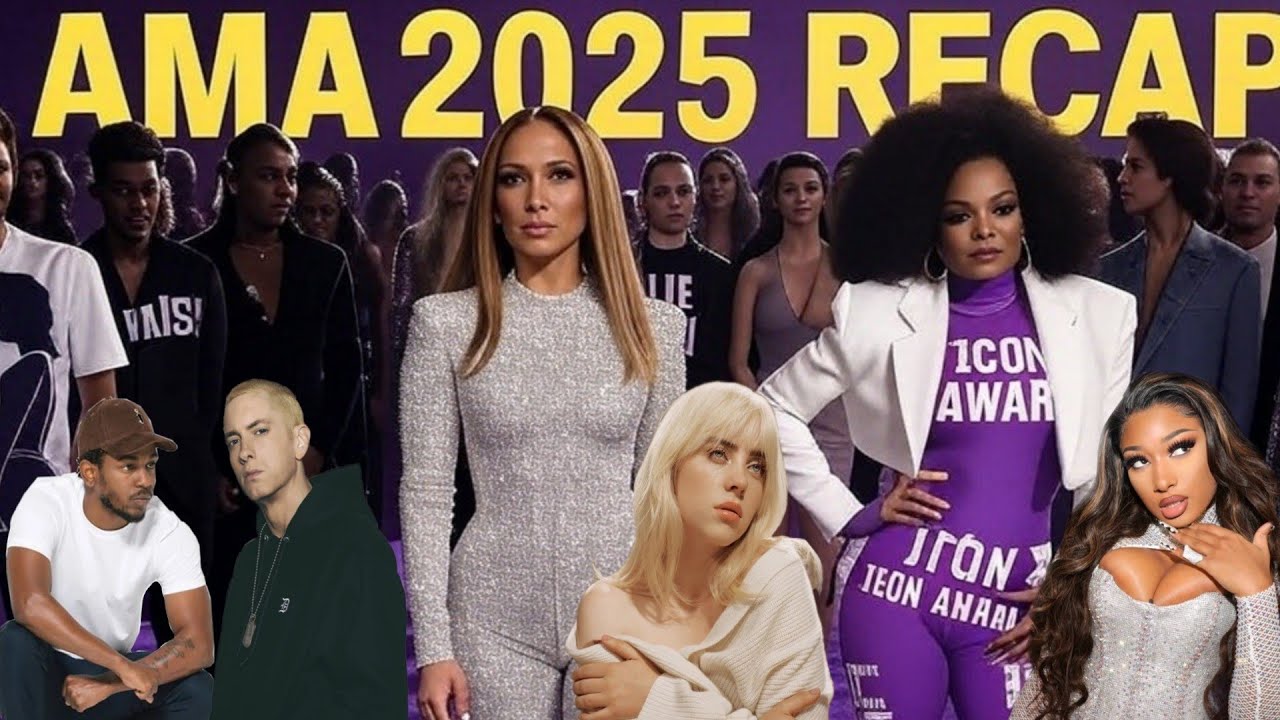 Jlo Shocks at AMA’s Eminem Beats Kendrick Billie Cleans up, Janet ...