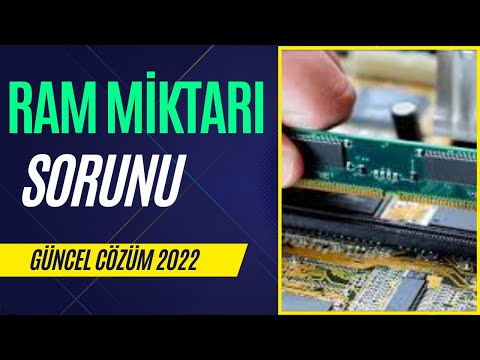 KULLANILABİLİR RAM MİKTARI SORUNU ÇÖZÜMÜ | KULLANILABİLİR RAM MİKTARI ARTTIRMA | WİN 7 - 10