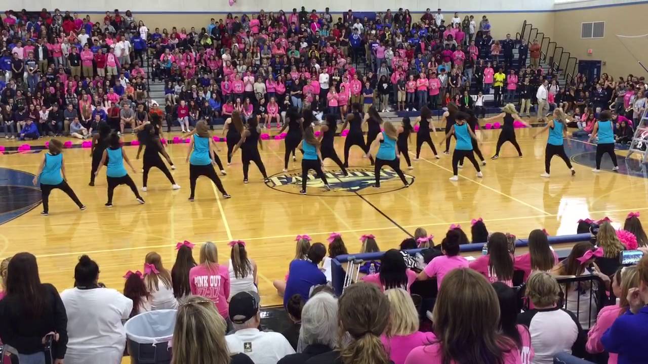 NFHS Sapphire Strutters Senior Pep Rally 10-30-161 - YouTube