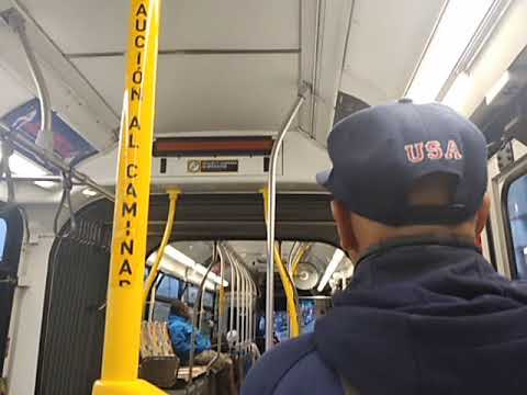 Riding Metro Bus Route 204 from Vermont / Wilshire to Vermont / Athens ...